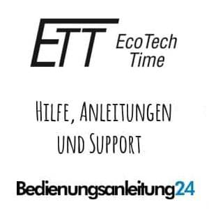Eco Tech Time Anleitungen, Hilfe & Support