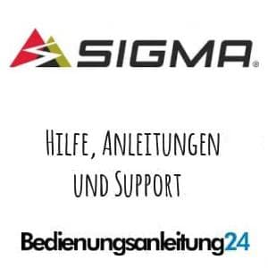 SIGMA Anleitungen, Hilfe & Support