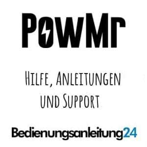 PowMr Anleitungen, Hilfe & Support